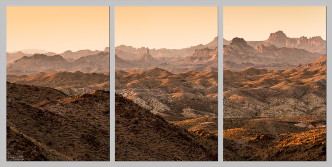 Desert Dusk Triptych – Rod Stark Photography